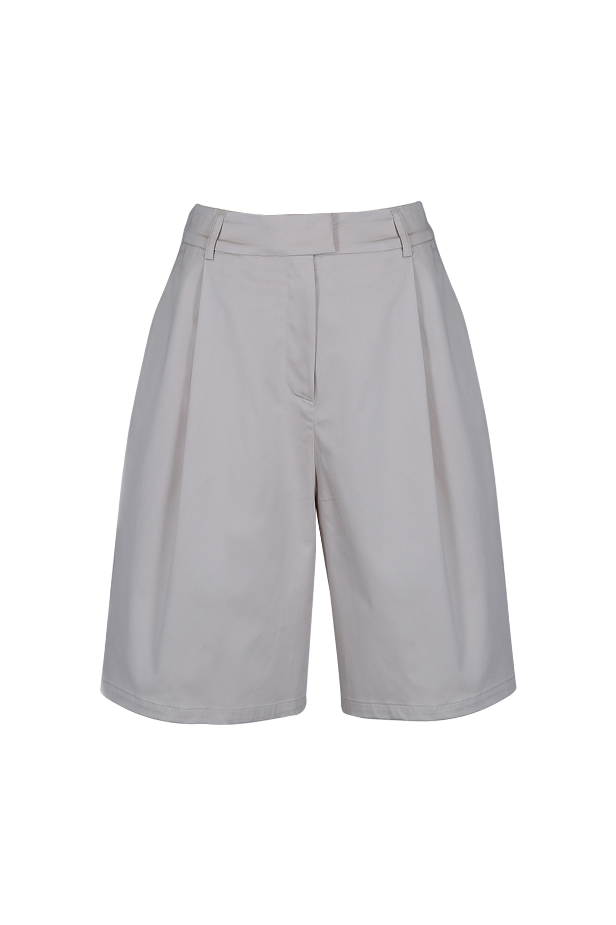 Bombay Kadın Şort Bej | LUFIAN