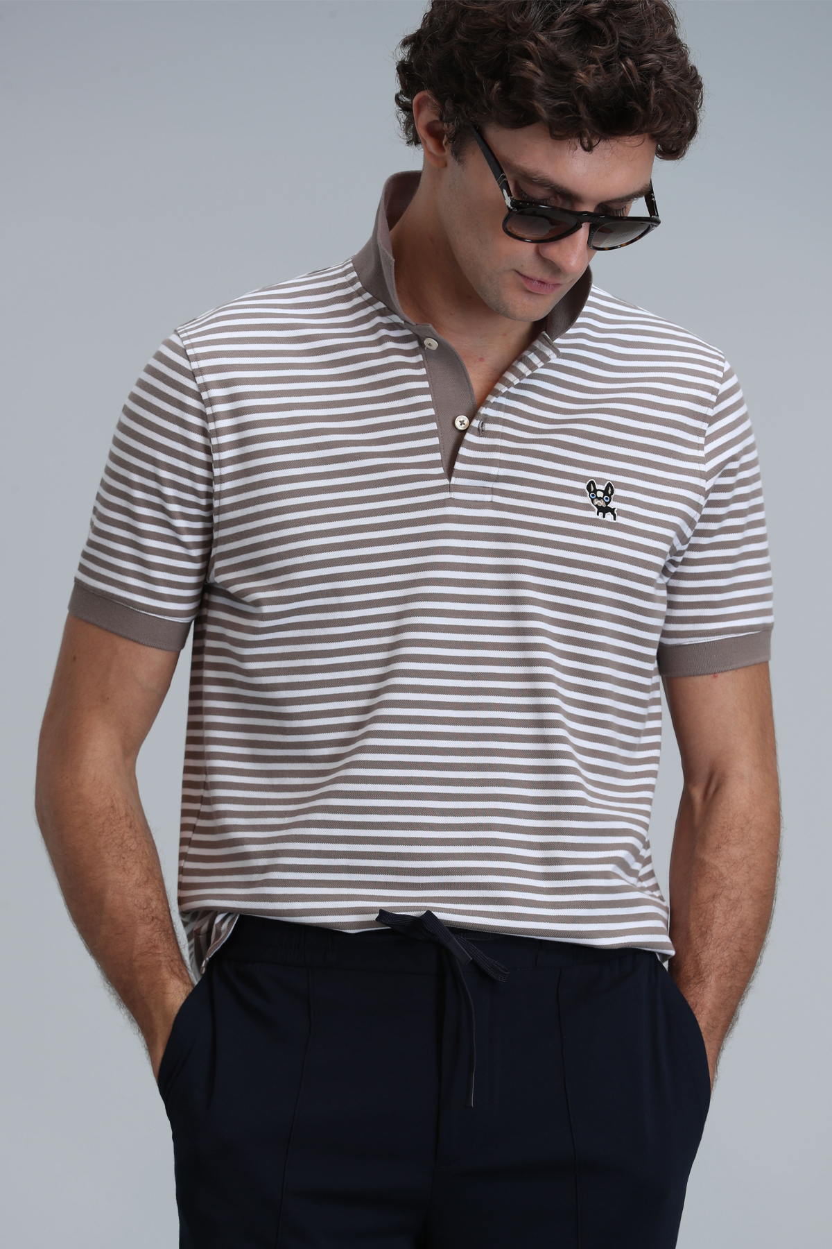 Danı Smart Erkek Polo Tişört Toprak | LUFIAN