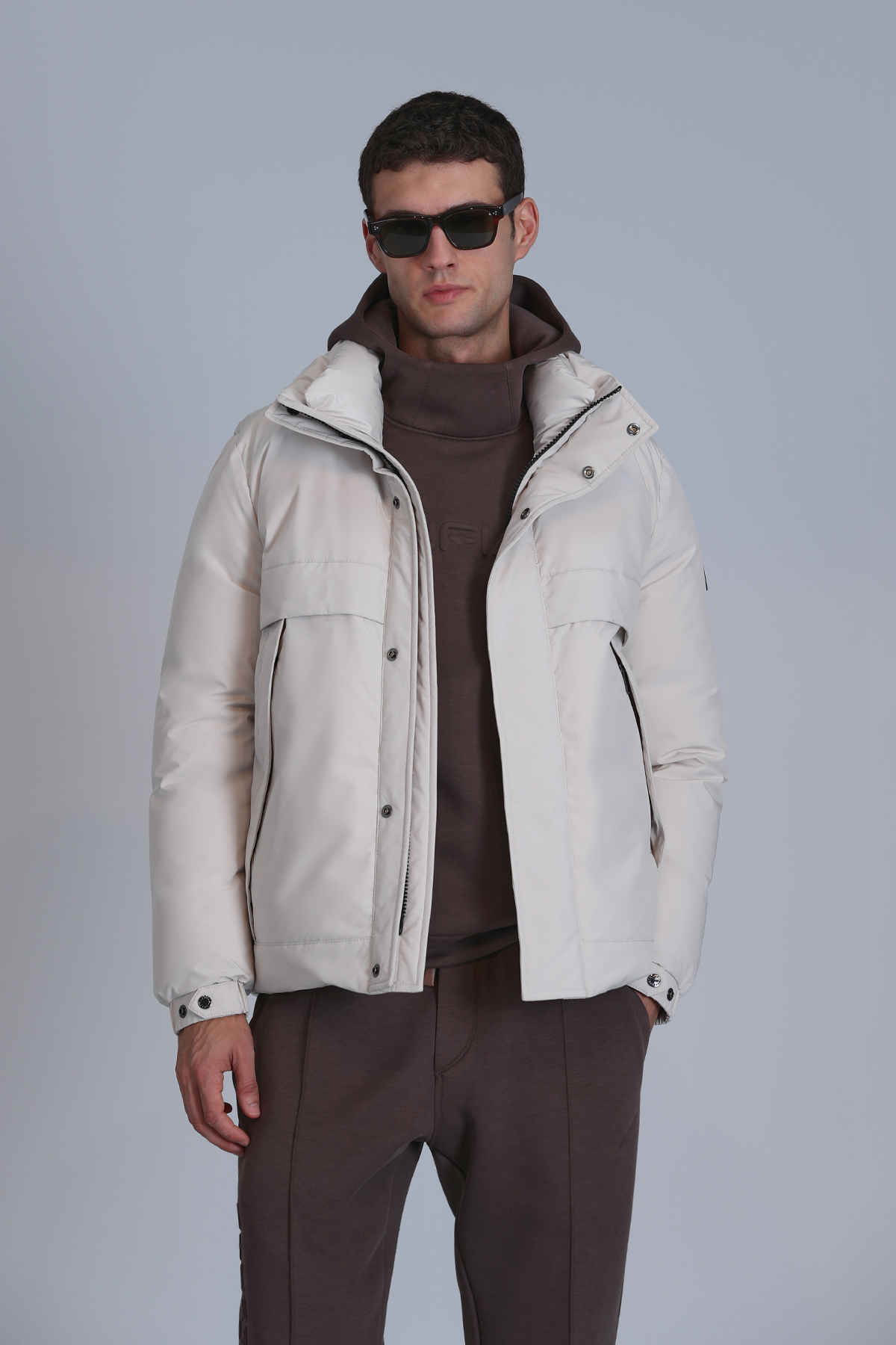 Andor Goose Feather Male Coat - Lufian