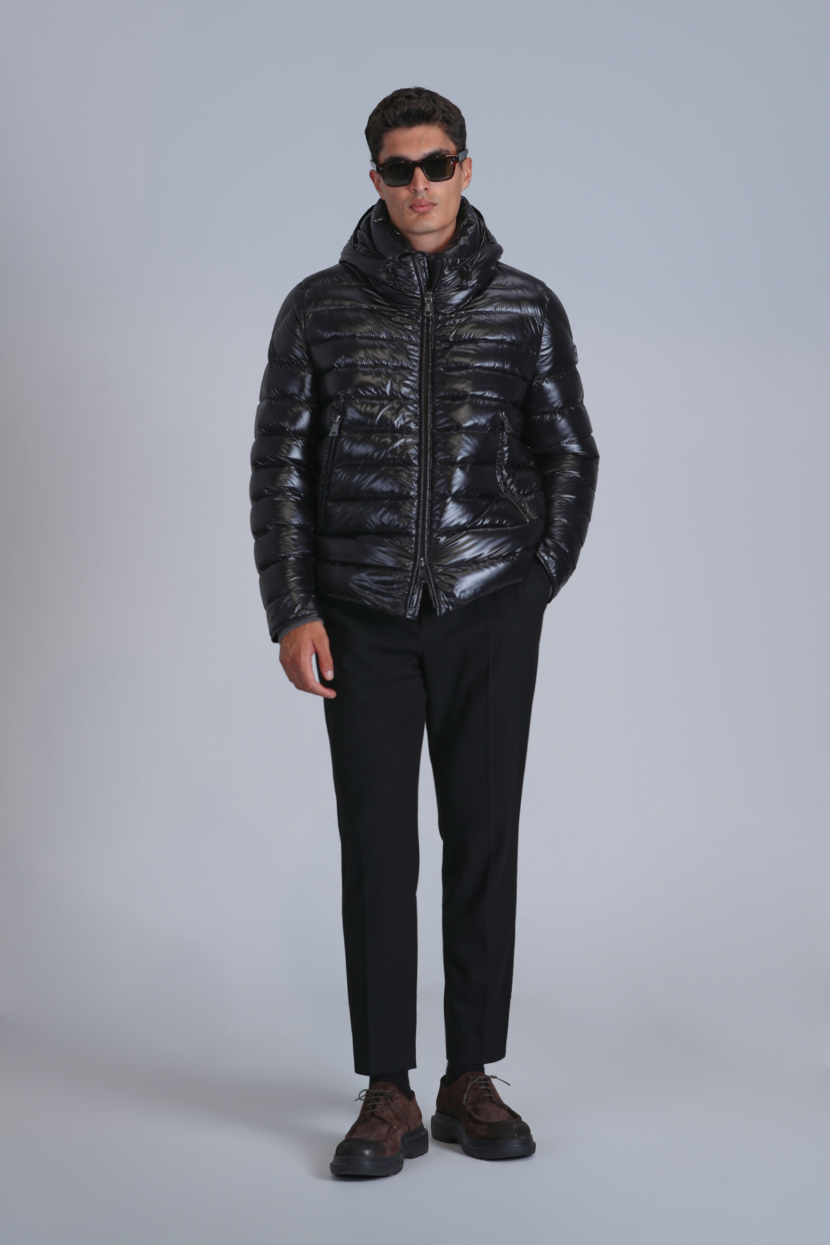Gabriel Goose Feather Male Coat - Lufian