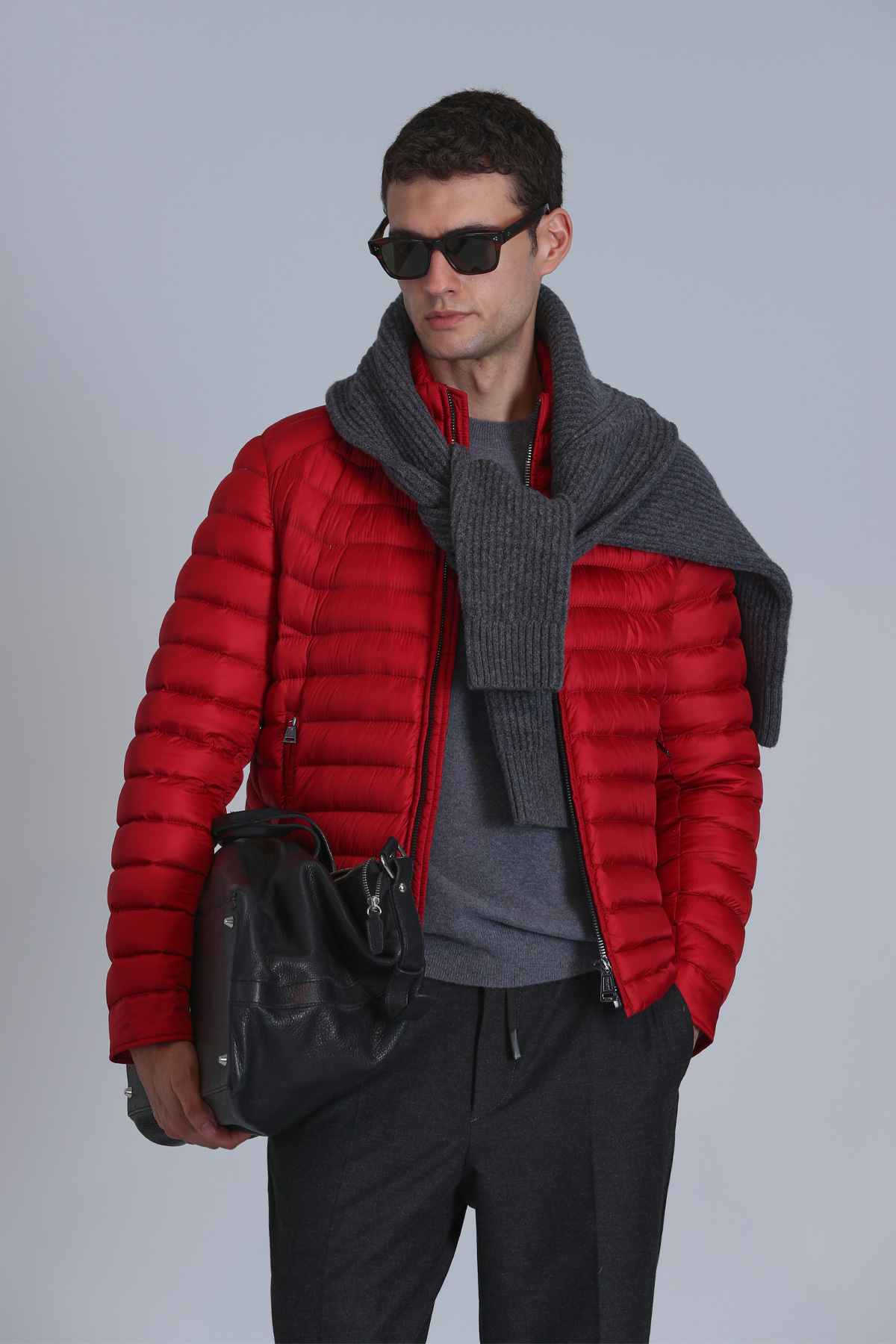 Andy Goose Feather Male Coat - Lufian