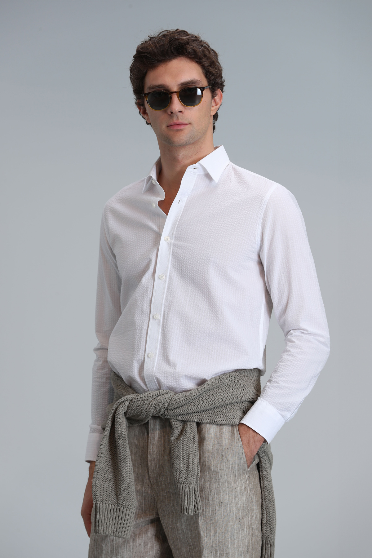 Line Men Basic Shirt - Lufian