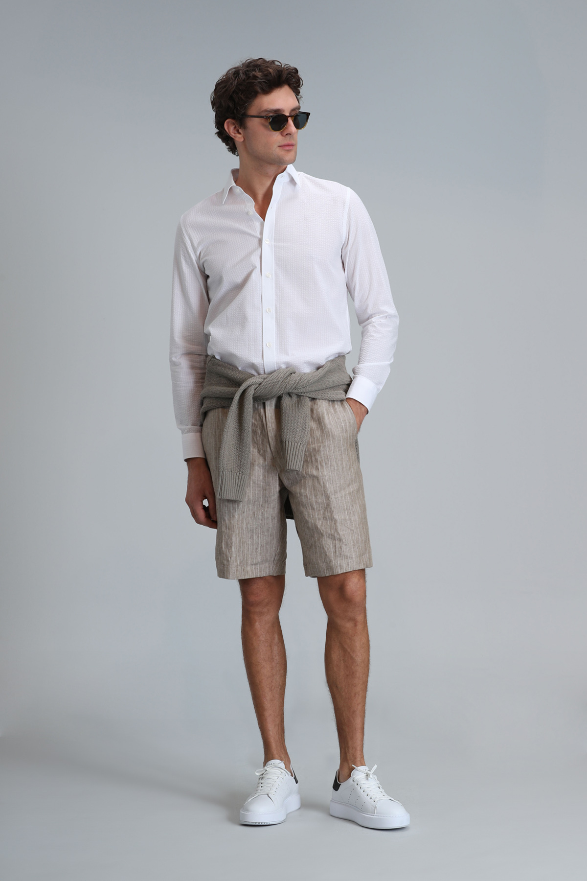 Line Men Basic Shirt - Lufian