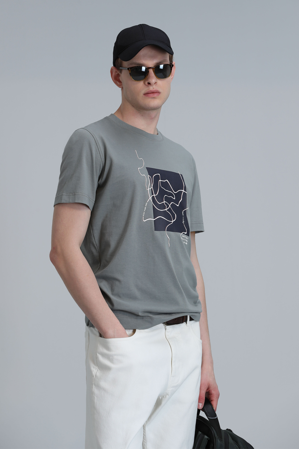 Nally Modern Graphic T- Shirt - Lufian