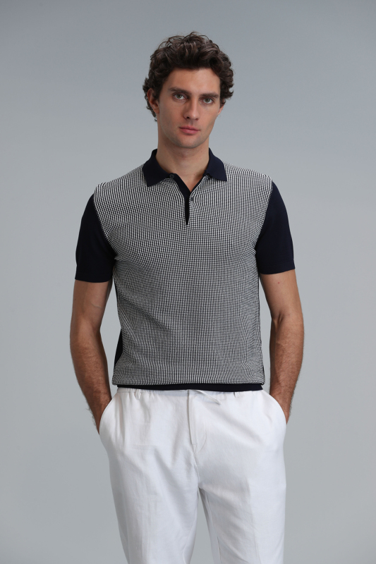 Martın Erkek Kazak Lacivert | LUFIAN