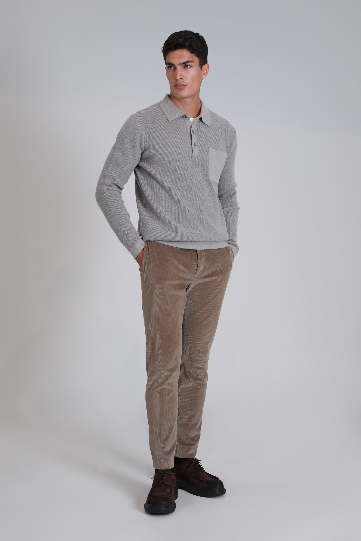 Onka Spor Erkek Chino Pantolon Slim Fit Bej | LUFIAN