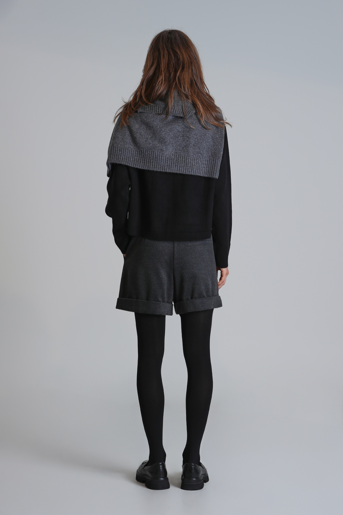 Vanessa Kadın Şort Antrasit | LUFIAN
